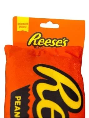 Reese’s | Dog | Reeses Orange Logo Plush Squeaker Dog Toy | Poshmark